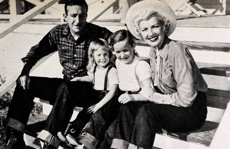 Betty Grable Talks To Horses - Vintage Paparazzi