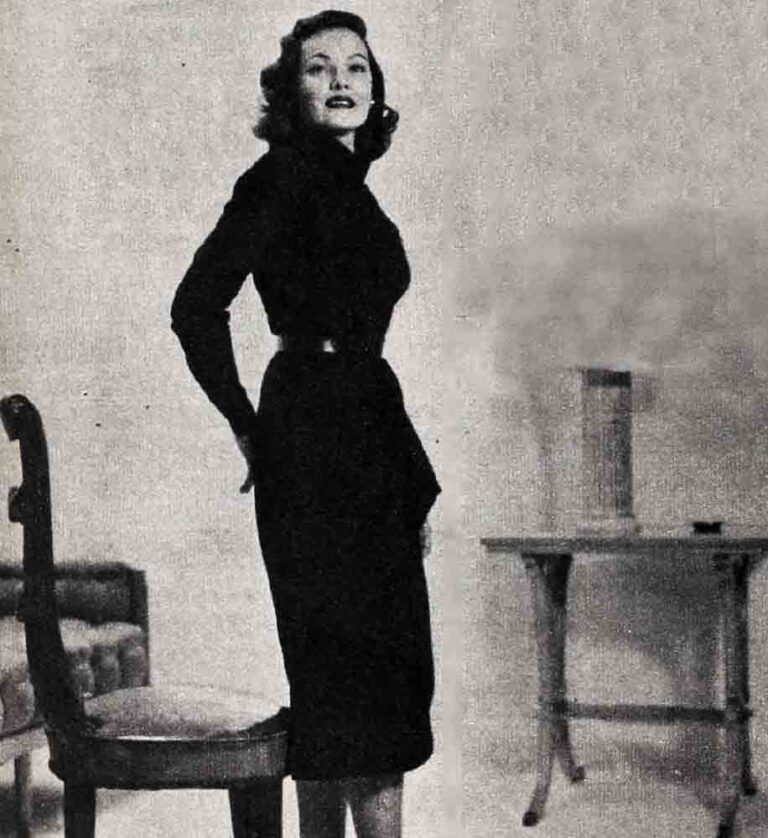 Sitting Pretty—Gene Tierney - Vintage Paparazzi