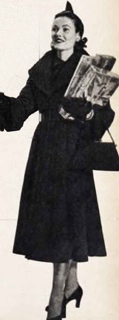 Sitting Pretty—Gene Tierney - Vintage Paparazzi