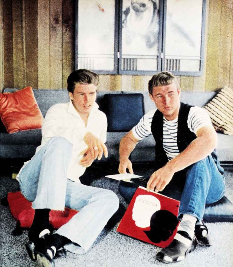 David Nelson And Ricky Nelson - Vintage Paparazzi