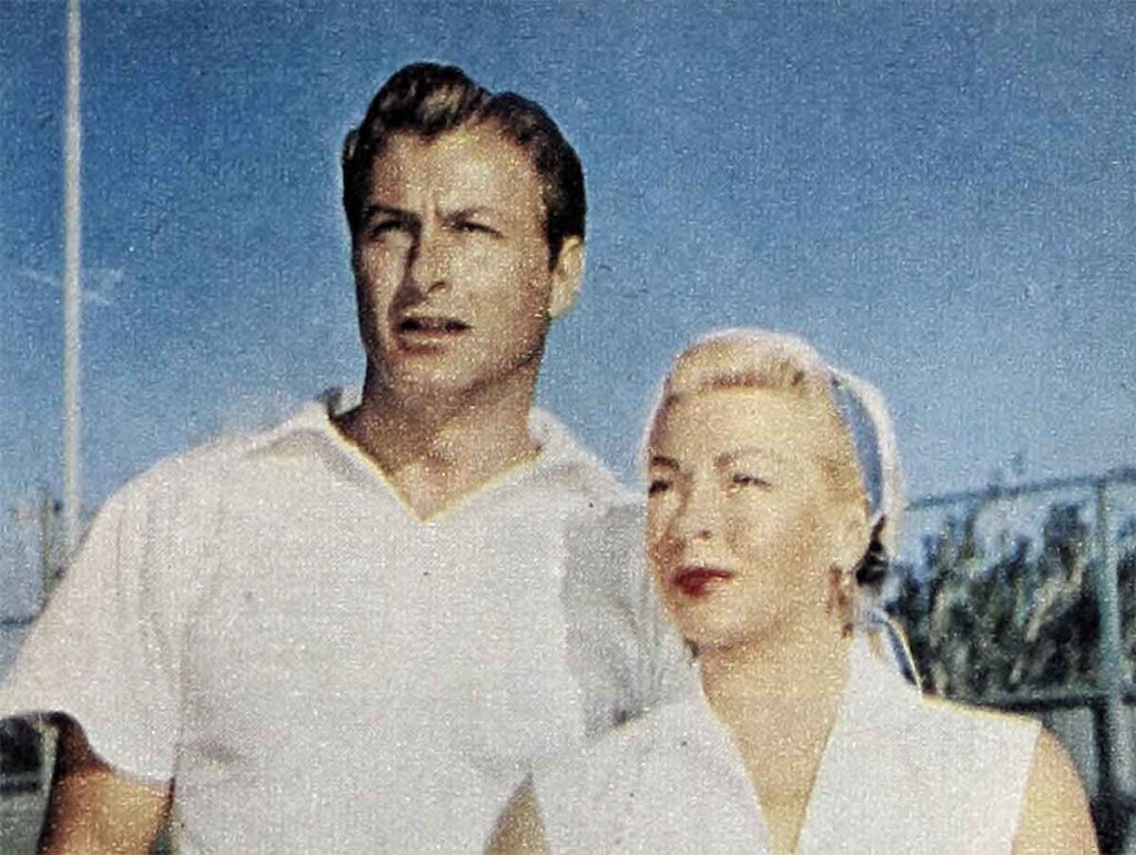Rendezvous With Romance—Lana Turner and Lex Barker - Vintage Paparazzi