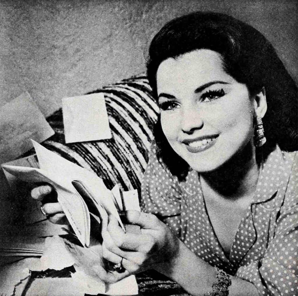 Debra Paget And Her Answer Men - Vintage Paparazzi