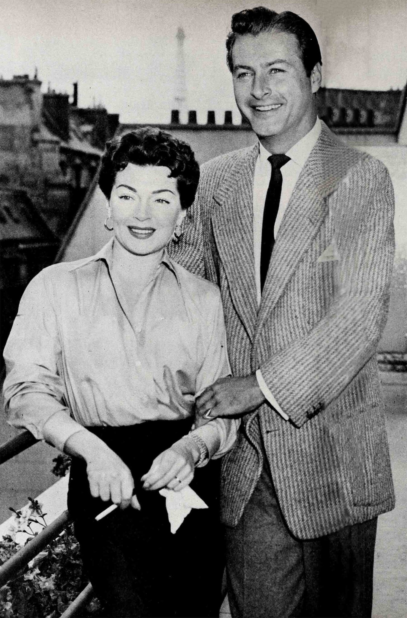 The Lady Said Yes—Lana Turner & Lex Barker - Vintage Paparazzi