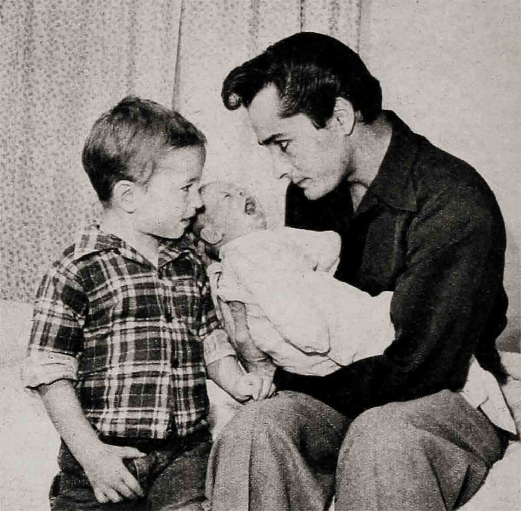 New Baby-New Happiness—John Derek - Vintage Paparazzi
