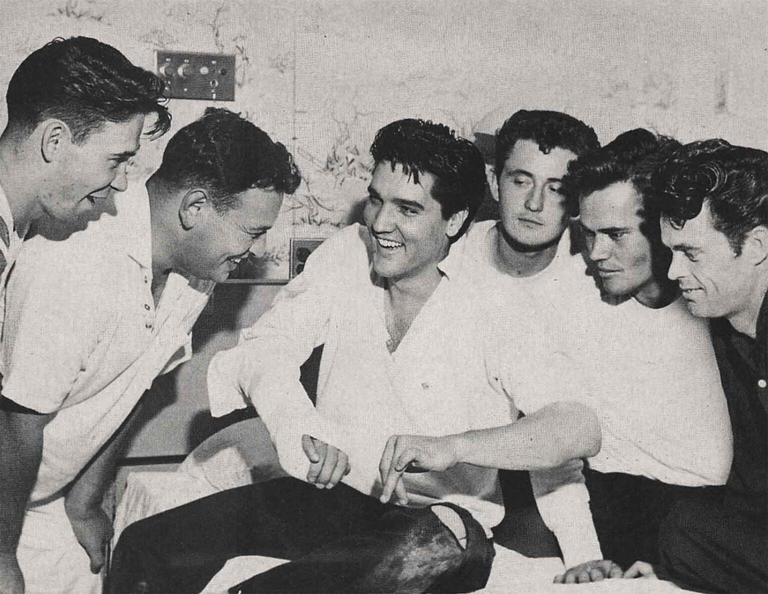 Elvis Presley And His Friends - Vintage Paparazzi