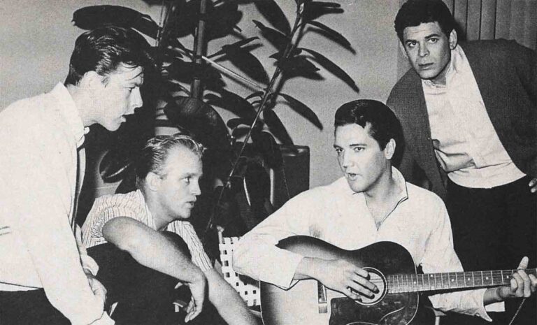 Elvis Presley And His Friends - Vintage Paparazzi