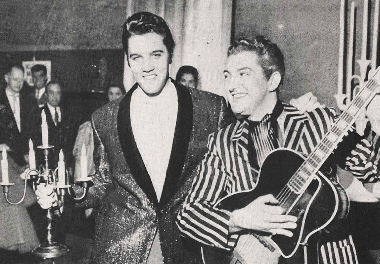 Elvis Presley And His Friends - Vintage Paparazzi