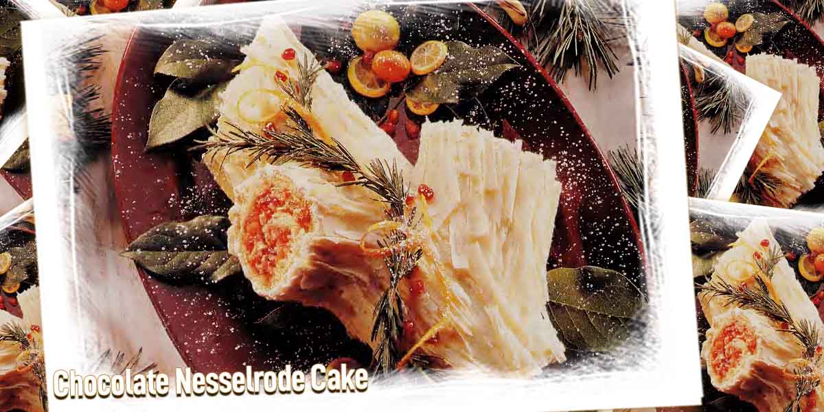 Chocolate Nesselrode Cake - Vintage Paparazzi