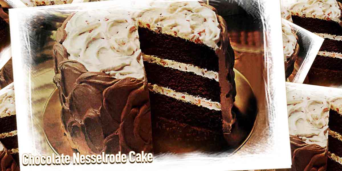 Chocolate Nesselrode Cake - Vintage Paparazzi