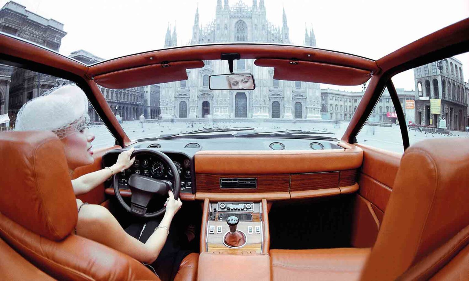 Out And About In A Concept Car - Vintage Paparazzi