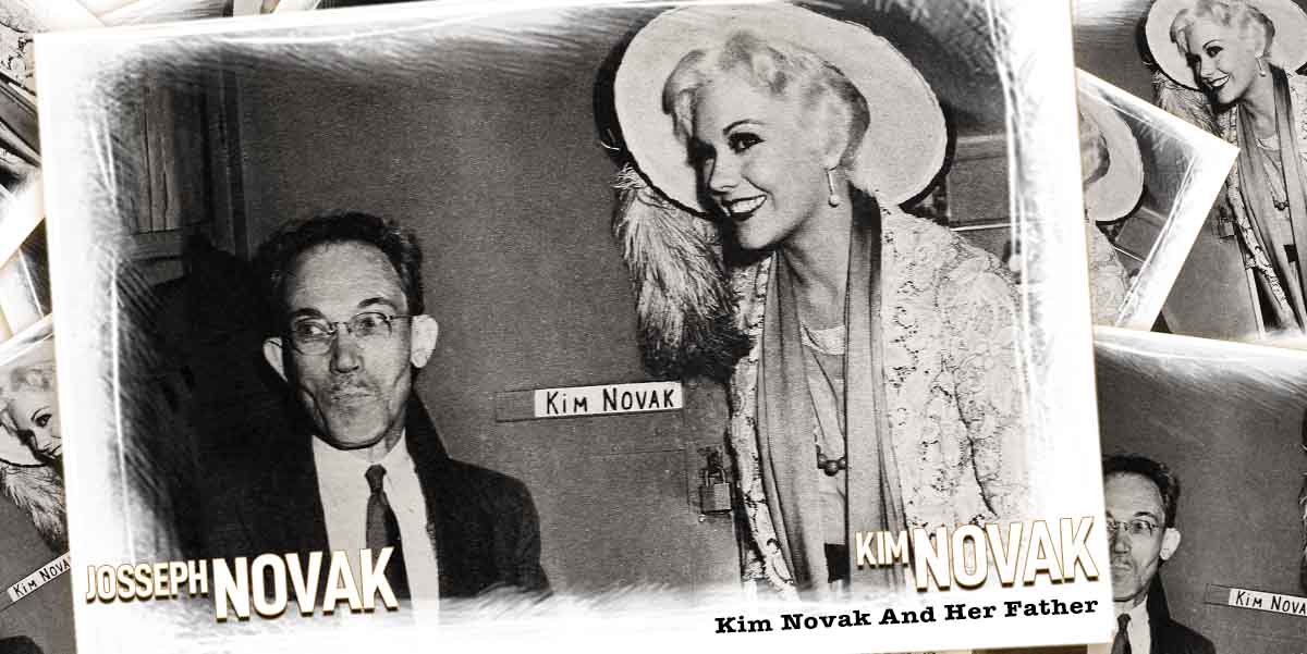 Kim Novak And Her Father - Vintage Paparazzi