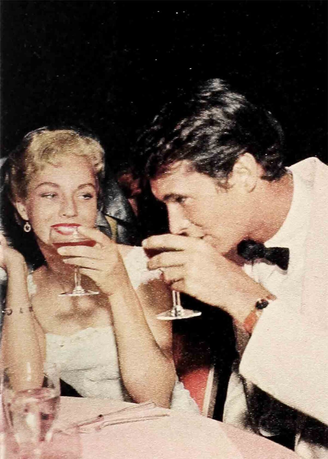 Romance Of Tab Hunter & Venetia Stevenson - Vintage Paparazzi