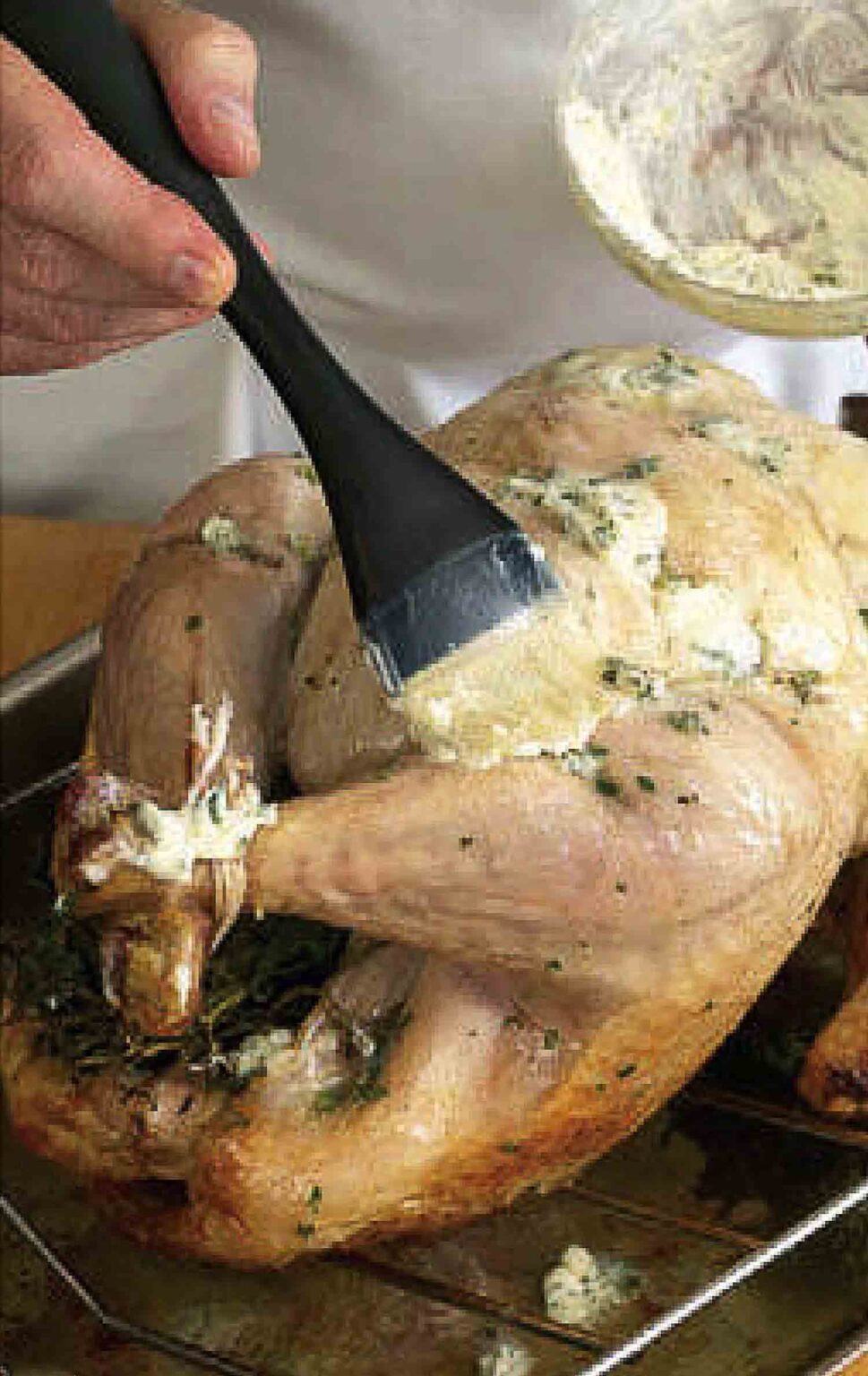 Butter-and-Herb-Roasted Turkey with Madeira Jus - Vintage Paparazzi