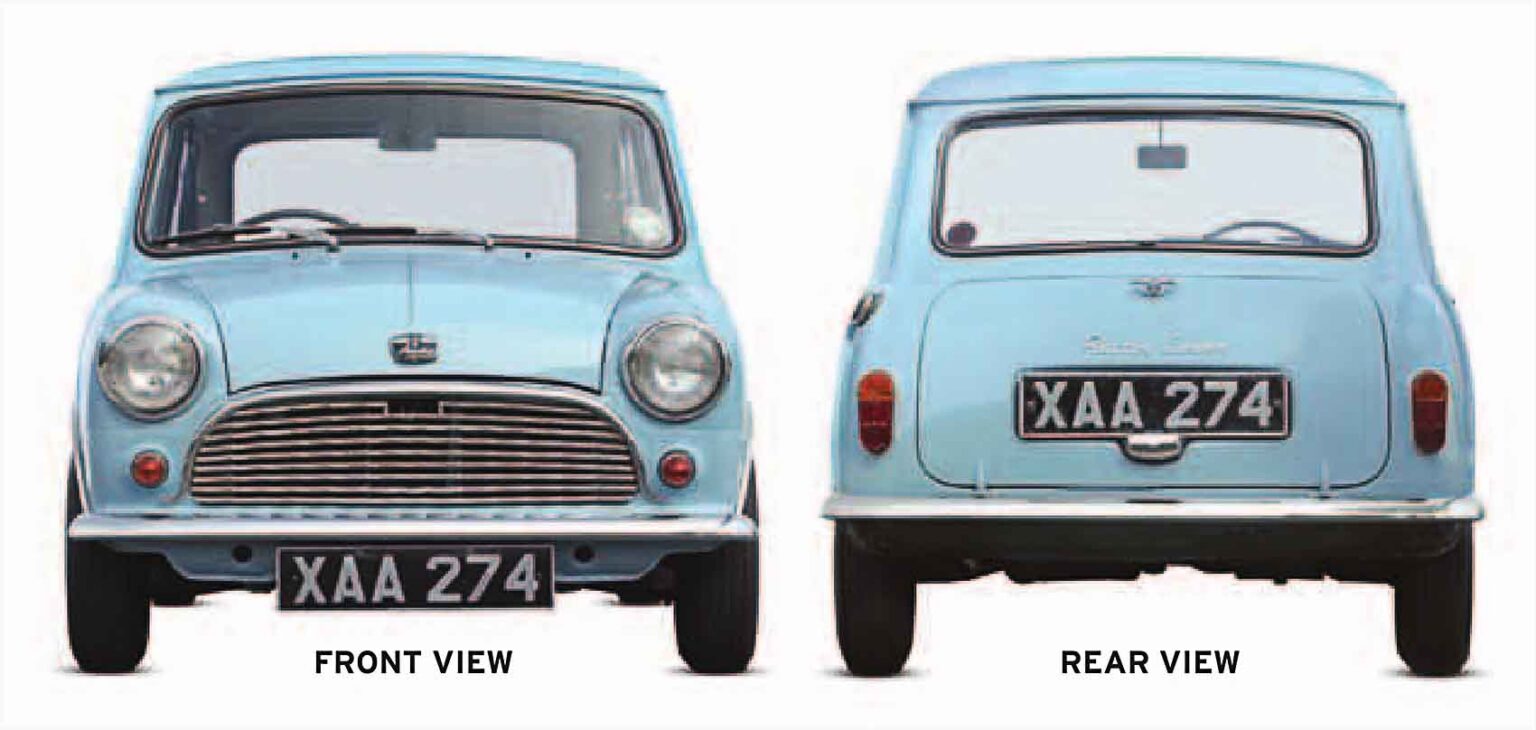 Austin Mini Seven - Vintage Paparazzi