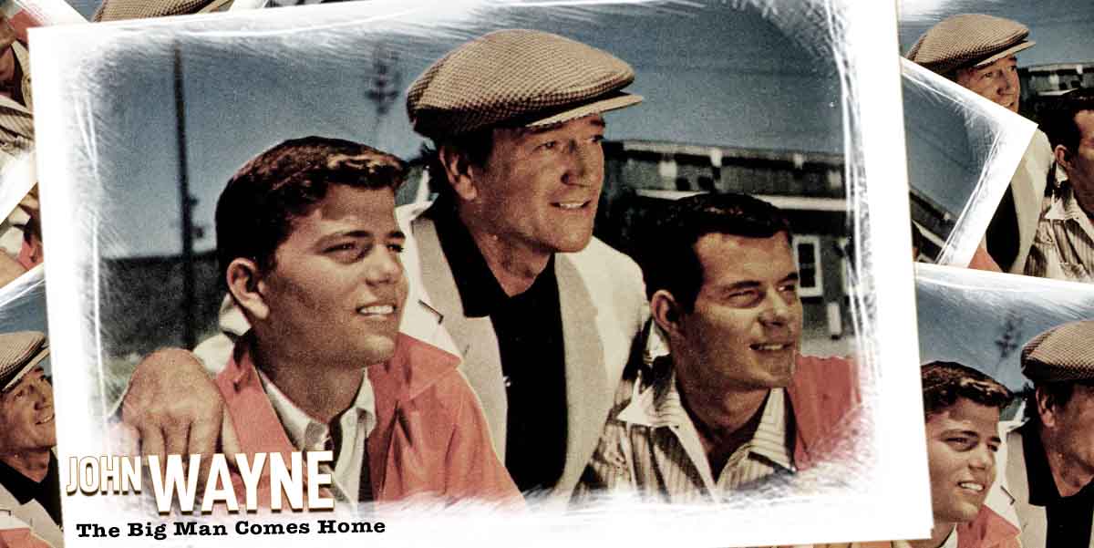 The Big Man Comes Home—John Wayne - Vintage Paparazzi
