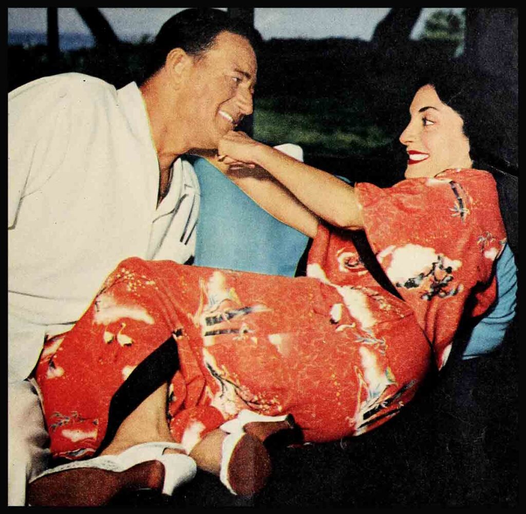 The Duke Goes West—John Wayne & Pilar Palette - Vintage Paparazzi