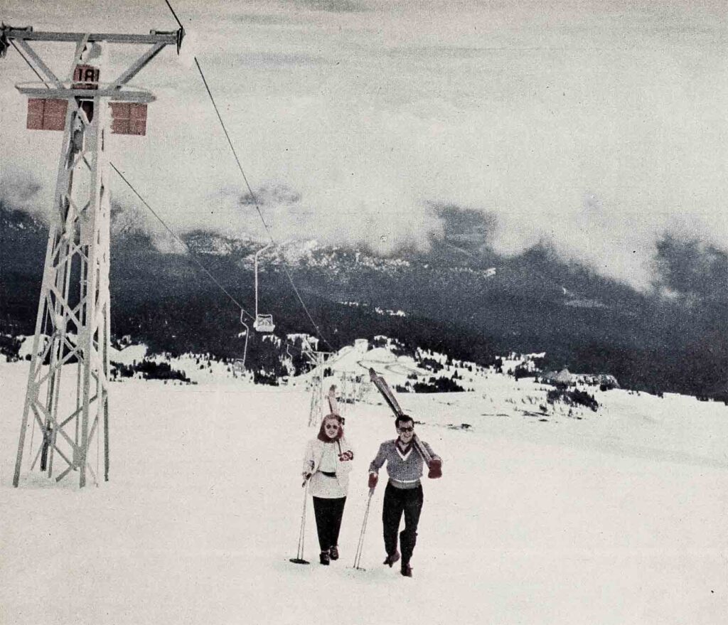 Modern Screen Goes To Timberline—Robert Hutton & Cleatus Caldwell ...