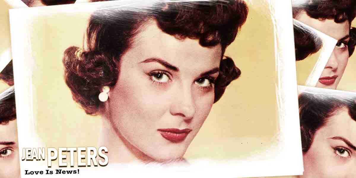 Love Is News!—Jean Peters - Vintage Paparazzi