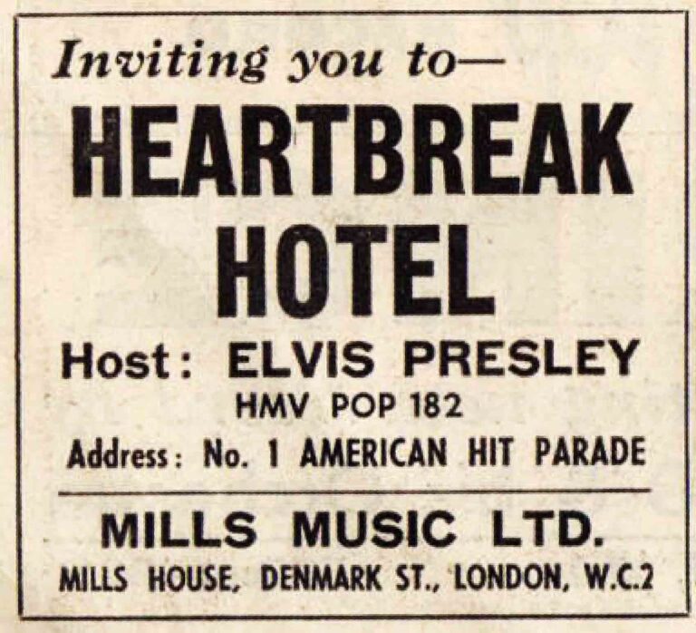 The Story Of Heartbreak Hotel—Elvis Presley - Vintage Paparazzi
